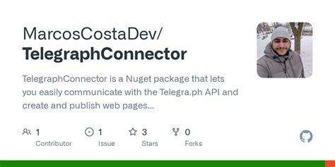 GitHub MarcosCostaDev TelegraphConnector TelegraphConnector Is A Nuget Package That Lets You