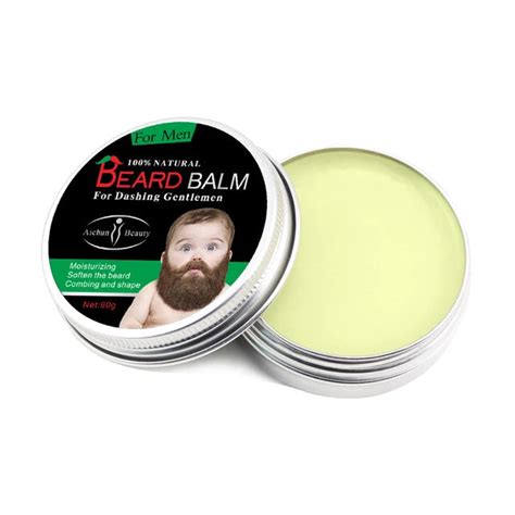 Organic Natural Beard Care Wax Balm Men Beard Care Styling Moisturizin
