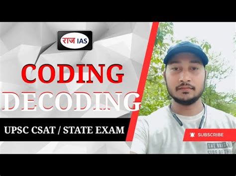 CODING DECODING CLASS CODING DECODING BY BHAVESHRAJ UPSC CSE CSAT STATE EXAM YouTube