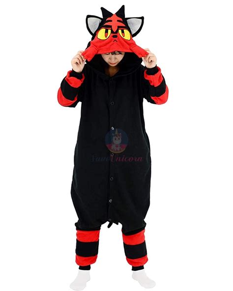 Litten Costume Onesie Halloween Outfit Party Wear Pajamas