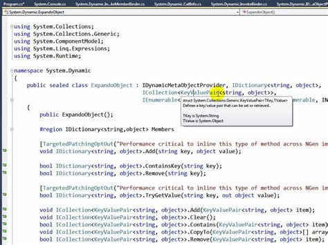 C 4 0 Dynamic Part 4 Expandoobject Youtube
