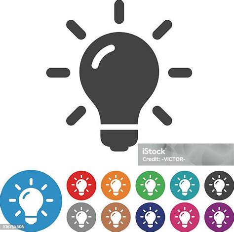 Light Bulb Icons Graphic Icon Series向量圖形及更多電燈泡圖片 電燈泡 圖示 靈感 Istock