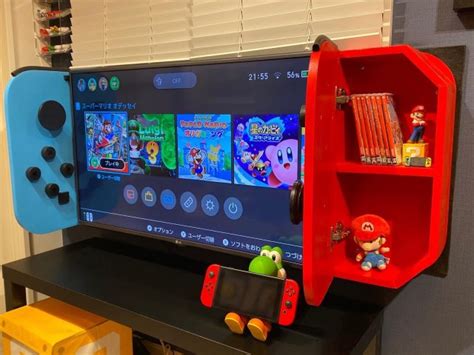 日本超級「瑪利歐粉絲」製作出超巨大switch電視牆 引發網友熱烈討論
