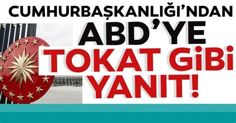 Son Dakika Fahrettin Altundan Abd Büyükelçiliğine Tepki Son Dakika