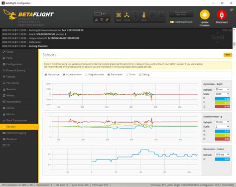 Configuring Barometer On Spracing F3 Evo · Issue 5345 · Betaflight