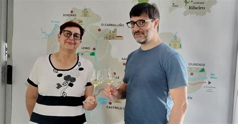 Joaquín Hidalgo crítico de vinous recorre la D O Ribeiro Vino