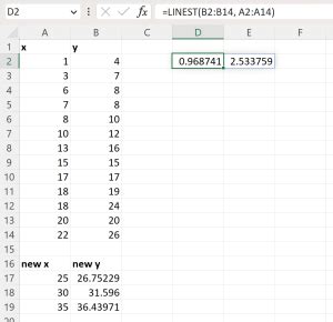 How To Extrapolate Data In Excel With Example