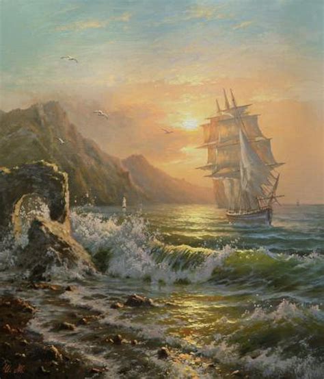 El Arte Es Su Máxima Expresión Coloridas Marinas Pinturas