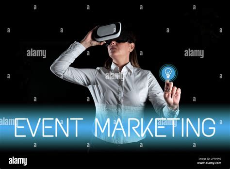 Hand Writing Sign Event Marketingdescribes Process Of Developing Display To Promote Product