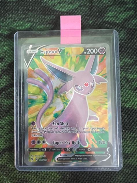 Pokemon Tcg Espeon V 179203 Full Art Ultra Rare Sword And Shield