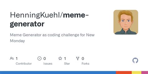 github henningkuehl meme generator meme generator as coding