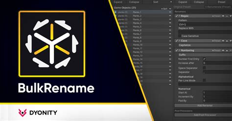 Bulkrename Utilities Tools Unity Asset Store