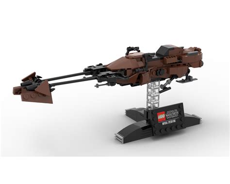 Lego Moc Imperial Speeder Bike By Jeffy O Rebrickable Build With Lego