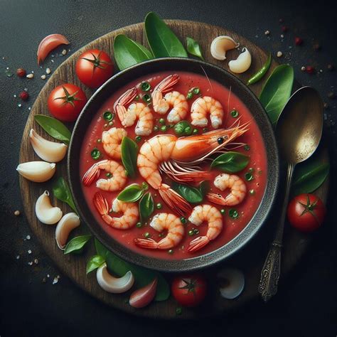 Premium Photo Delicious Shrimp Soup