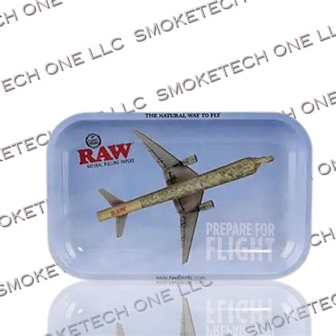Raw Prepare For Flight Rolling Tray Smoke Tech One Llc