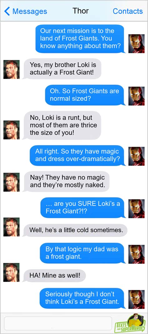 The Best Loki Texts From Superheroes