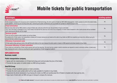 Mticket Public Transportation Pdf