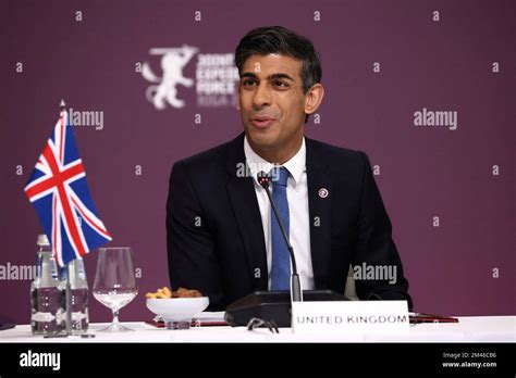 Prime Minister Rishi Sunak Speaks During The Joint Expeditionary Force