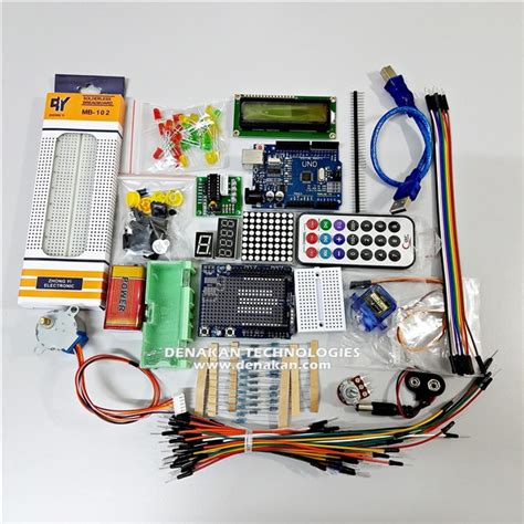 beginner arduino uno r3 compatible starter kit denakan technologies
