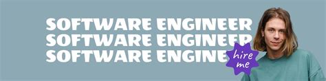 work profile of software engineer online linkedin cover template