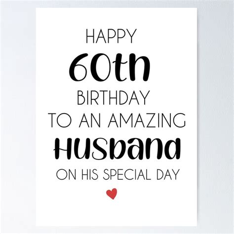 Happy 60th Birthday To An Amazing Husband On His Special Day Husband