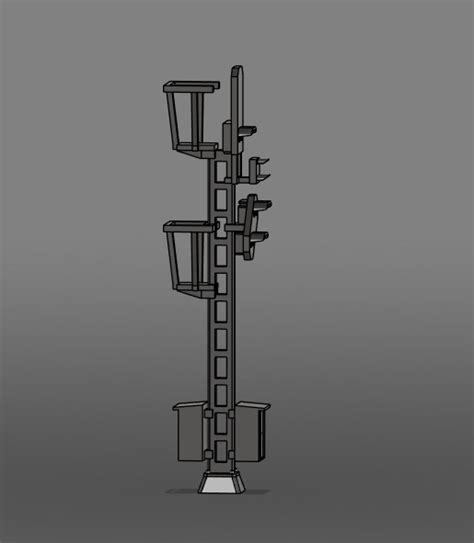 Stl File Blocksignal With Distant Signal Db Blocksignal Mit Vorsignal D Printer Design To