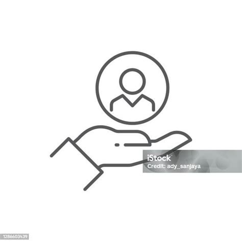 고객 관리 아이콘입니다 고객 보존 환자 지원 아이콘 서비스 지원 아이콘 색상 선 윤곽선 벡터 사인 흰색으로 격리된 선형 스타일 픽토그램 기호 로고 일러스트레이션 편집 가능한