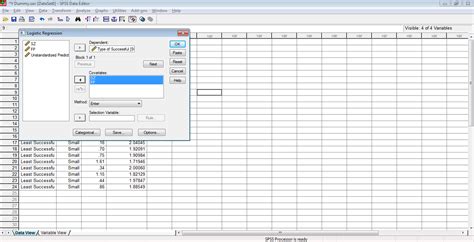 Model Logit Biner Dengan Spss Mobilestatistik Com