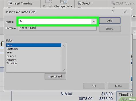 how to add custom fields to pivot tables easy steps and examples