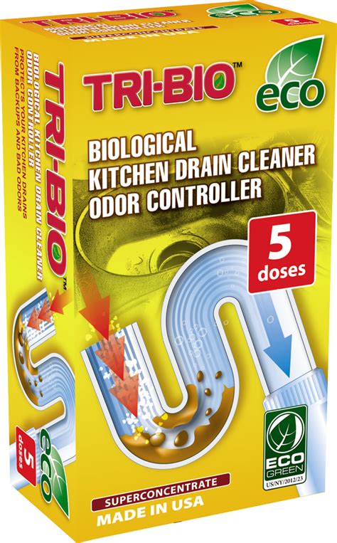 Tri Bio еко препарат за кухненска канализация 5 дози Subra
