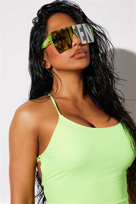 Your Queen Sunglasses Green Fashion Nova Sunglasses Fashion Nova