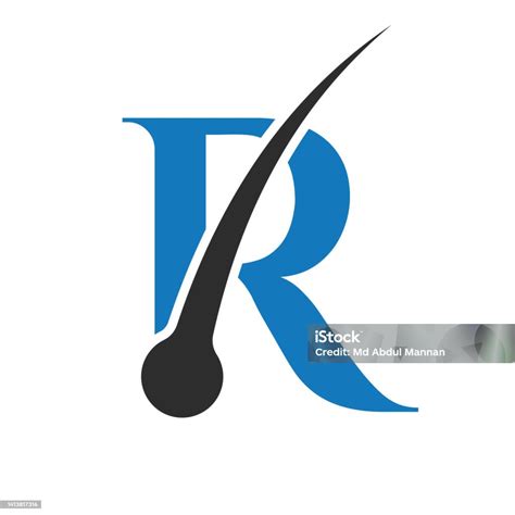 R 편지 벡터 템플릿에 헤어 트리트먼트 로고 피부과 로고 디자인 헤어 케어 치료 비듬 방지 플레이크 아이콘 비듬 방지 오일 기호
