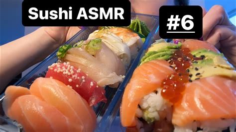 Sushi Asmr 6 Eating Sounds Youtube