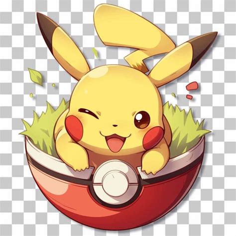 Pikachu With Christmas Tree Sticker Pikachu Sticker Download