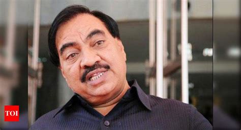 Under Fire Eknath Khadse Skips Cabinet Meet Mumbai News Times Of India