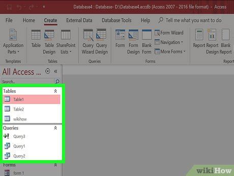 Cómo utilizar Microsoft Access con imágenes wikiHow