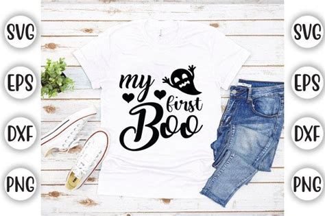 My First Boo Graphic By Svgart66 · Creative Fabrica
