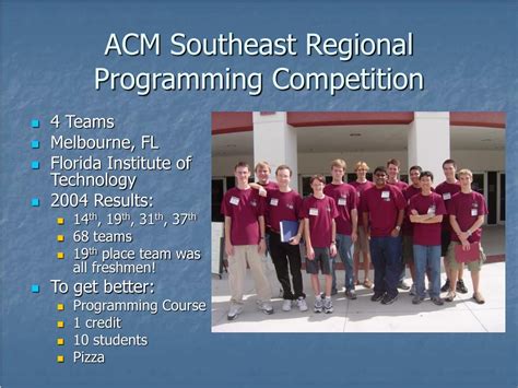 Ppt Acm Southeast Regional Programming Competition Powerpoint