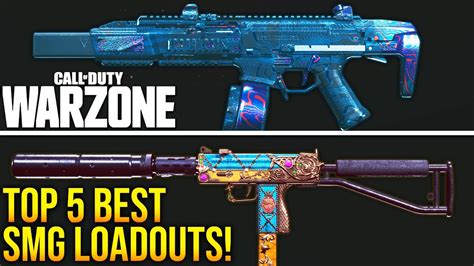 Call Of Duty WARZONE TOP 5 BEST SMG LOADOUTS To Use WARZONE Best