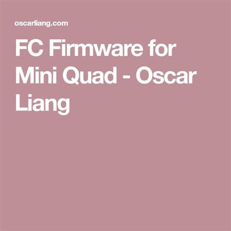 Flight Controller Firmware For Fpv Drone Choosing Between Betaflight