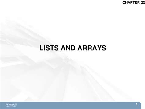ppt lists and arrays powerpoint presentation free download id 9416989