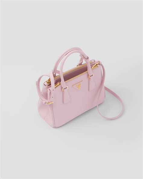 Alabaster Pink Small Prada Galleria Saffiano Leather Bag Prada