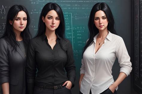 Download Ai Generated Women Math Teachers Royalty Free Stock