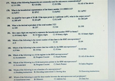 177 Which Of The Following Frequencies Are StudyX
