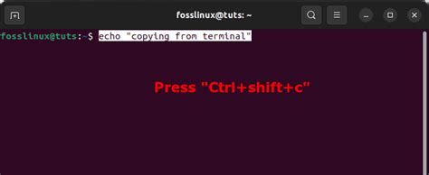 How To Copy And Paste Commands In Linux Terminal Fosslinux