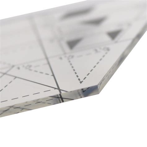 1 pc 21 11 5cm acrylic multifunctional polygon rul vicedeal