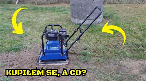 Zagęszczanie Z Scheppach Hp1800s Ubijanie Ziemi Pod Gospodarstwodzera