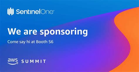Trevor Van Essen On Linkedin Sentinelone Will Be At The Aws Summit Today In Sydney The