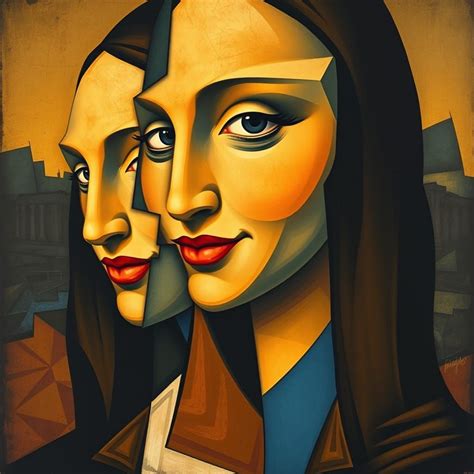 The Mona Lisa Reimagined Cubism Picasso