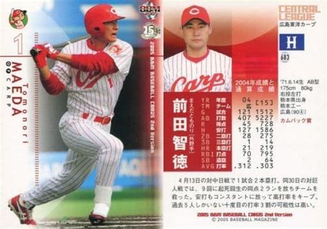 駿河屋 683 ： 前田智徳「広島東洋カープ」（bbm）